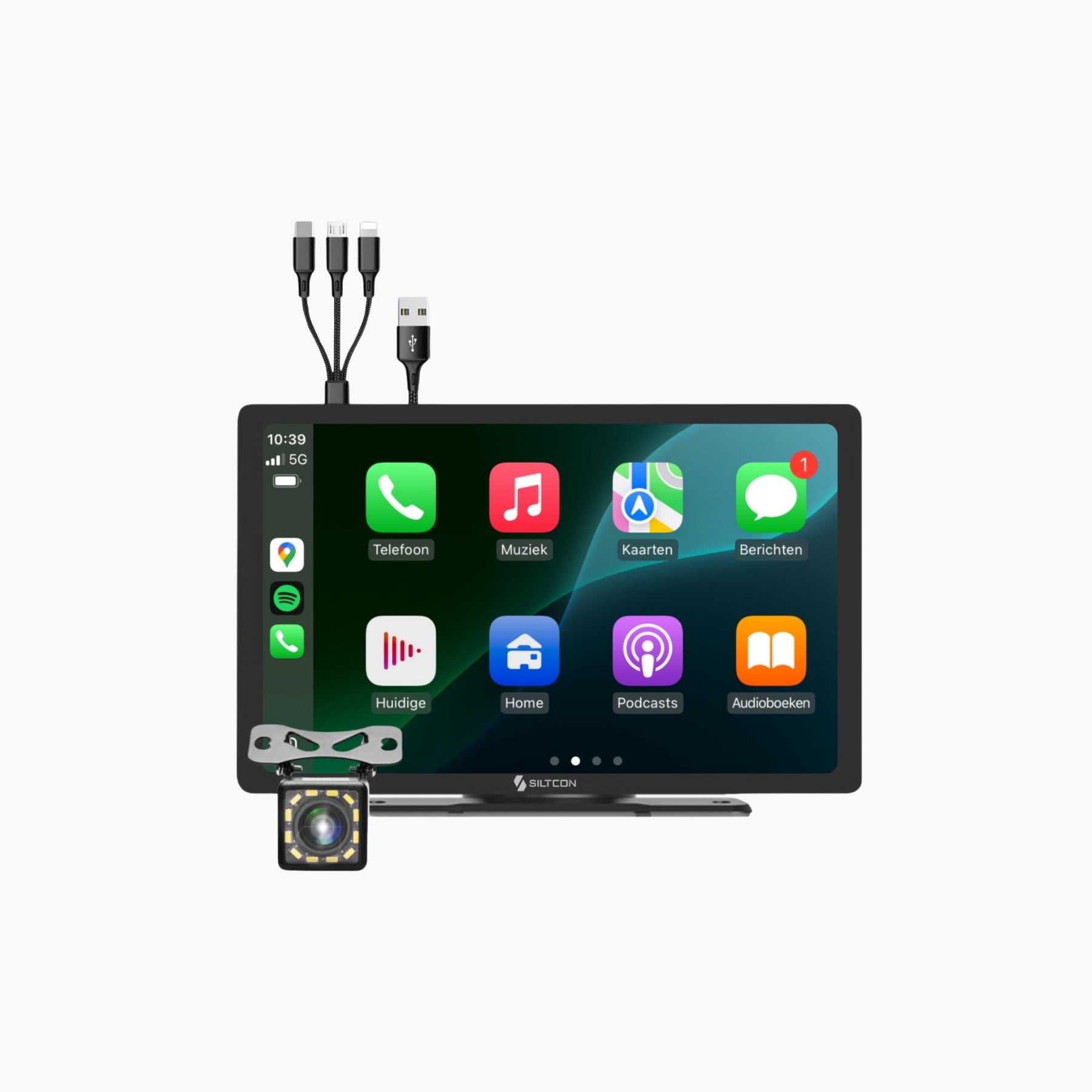 CarPlay Scherm 9 Inch – Draadloos Apple & Android Auto