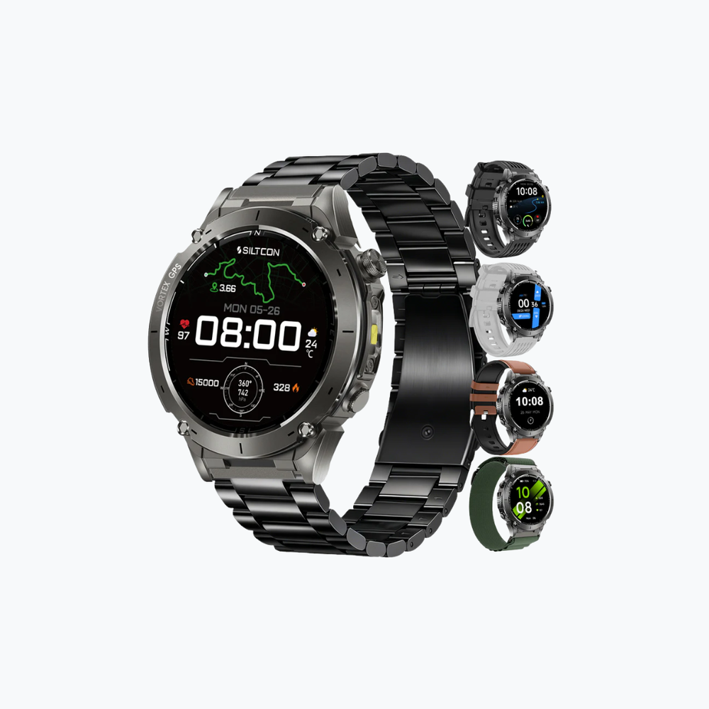 Siltcon Vortex Smartwatch Heren Sport – GPS & 170 Sportmodi